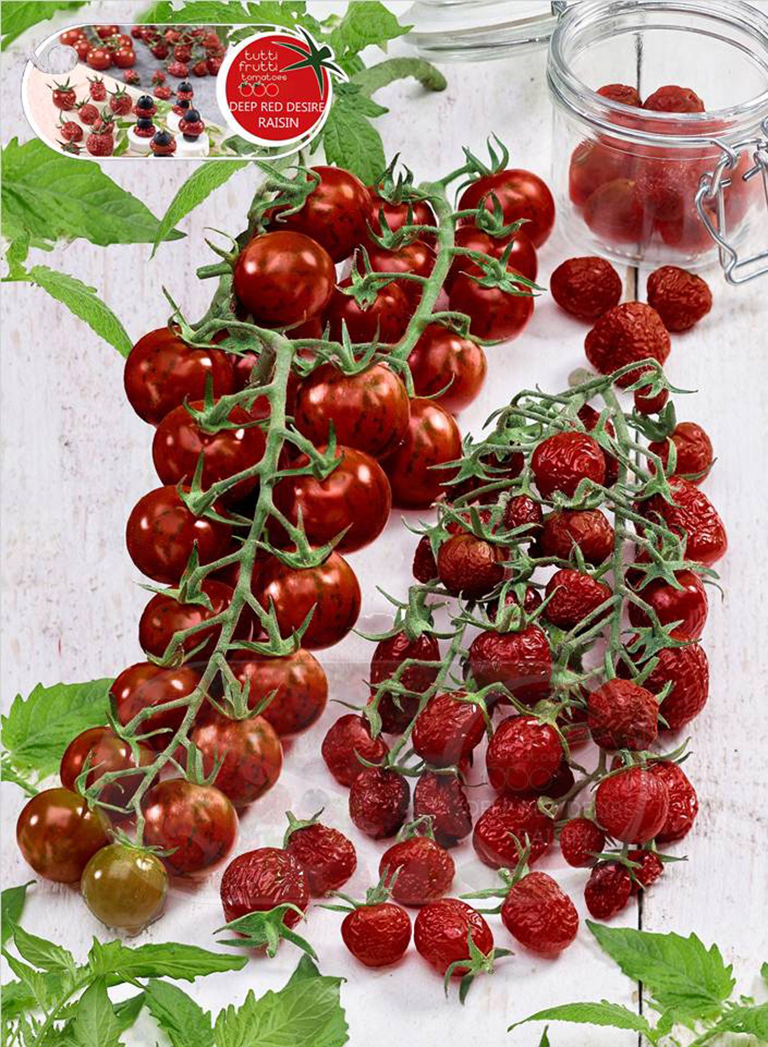 Tomato, Deep Red Desire Raisin – William Dam Seeds